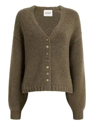 Khaite Cardigan Axel Khaki