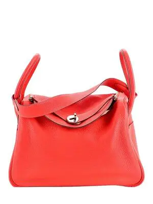 Hermès 30 Lindy Bag Clemence Red