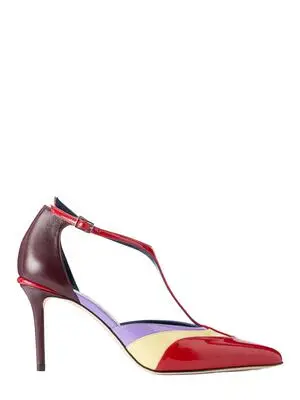 Rabanne Color-block Patent-leather Pumps Multi