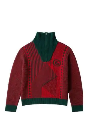 MAISON MARGIELA Patchwork-knit Reversible Sweater No