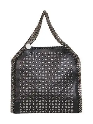 Stella McCartney Stella Mccartney Women Black Falabella Mini Tote Bag Multicolor