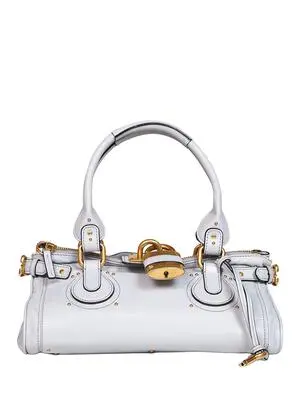 Chloé Chloé Women Greyish Blue Paddington Shoulder Bag Multicolor
