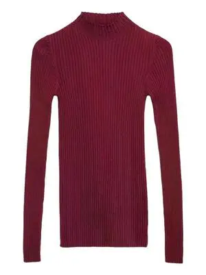 ARMEDANGELS Alaania Ribbed Sweater Red