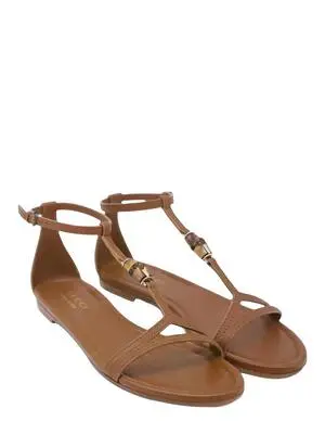 GUCCI Bamboo-detailed T-strap Sandals