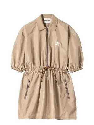 Miu Miu Technical Fabric Dress Cord