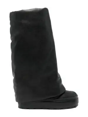 CASADEI Foldover-detail Platform Boots