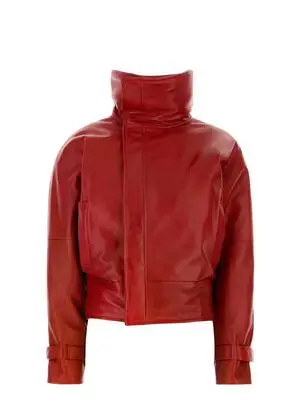 Balenciaga Round Bomber Jacket - Red