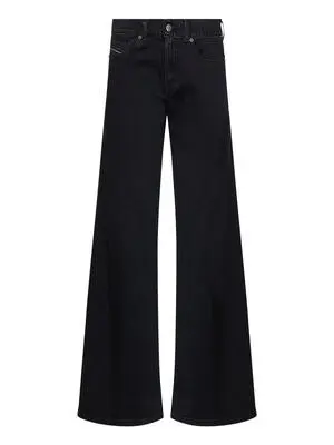 DIESEL® Diesel Women Black Comfort Denim Flare Medium Waist 1978 D-Akemi Jeans Multicolor