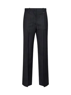 Isabel Marant Étoile Marant Etoile Women Dark Anthracite Check Virgin Wool Noanda Trousers Multicolor