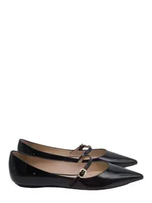 STUART WEITZMAN 2010s Emilia Mary Jane Ballet Flats - Black