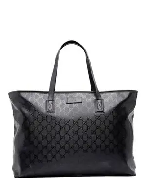 Gucci 2000-2015 Large Gg Imprime Tote Bag Black
