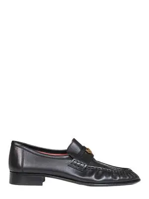 Chloé Chloé Women Black Soft Lambskin Leather Letti Loafers Multicolor