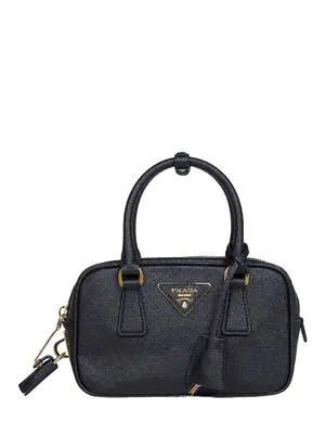 PRADA Prada Borse Women Black Top-Handle Bag With Shoulder Bag
