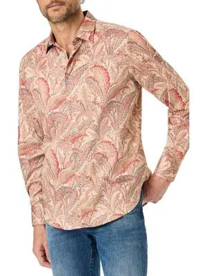 Robert Graham Tsukuyomi Printed Stretch Cotton Shirt - Multi