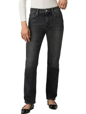 PAIGE Cindy High Waist Ankle Straight Leg Jeans