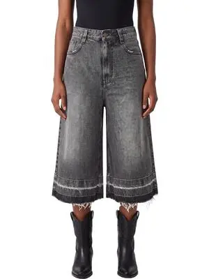 CYCLE Vera Knee-length Mid-rise Denim Shorts