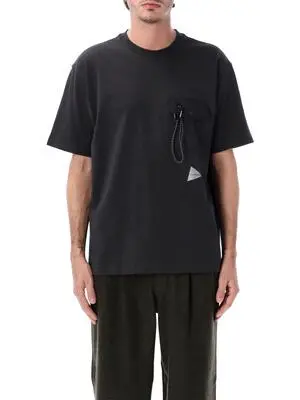 AND WANDER And Wander Pocket T-Shirt With Clip Detail