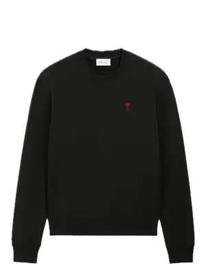 AMI Paris Ami Small Heart Logo Sweatshirt 'black' Black