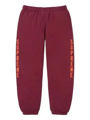 SUPREME Supreme Fw26 Washed Logo Sweatpant 'cardinal'