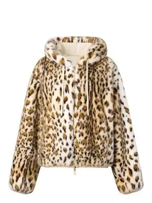 MOOSE KNUCKLES Eaton Cheetah-print Faux-fur Jacket