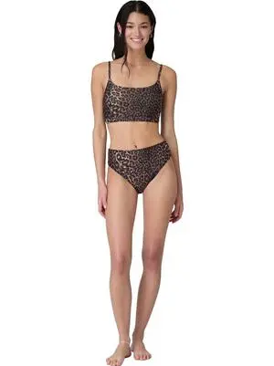 WATSKIN Carol Bralette Leopard