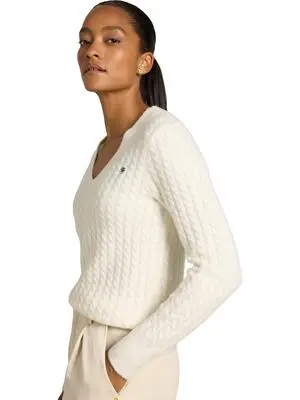 Holland Cooper Polly Knit Winter White