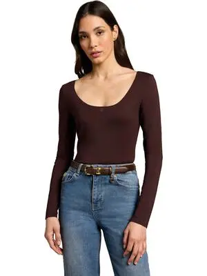 HOLLAND COOPER Supersoft Scoop Neck Top