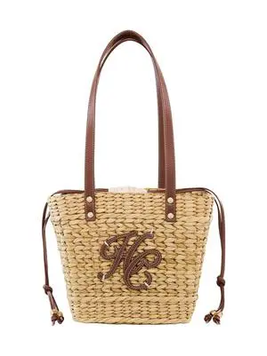 HOLLAND COOPER Amalfi Mini Basket Bag Natural
