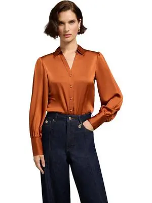 HOLLAND COOPER Annie V-neck Shirt