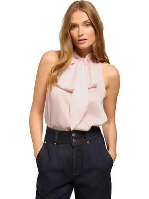 Holland Cooper Ariella Sleeveless Blouse Blush