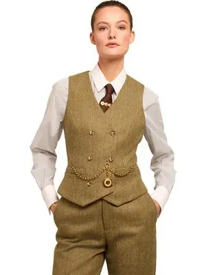 HOLLAND COOPER Kensington Waistcoat Herringbone
