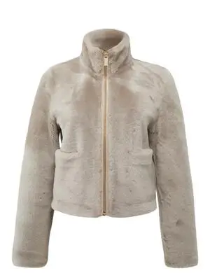 GORSKI Merino Shearling Lamb Zip Jacket