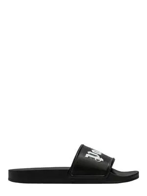 PALM ANGELS Big Logo Slider 'black'