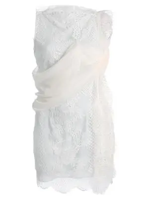 CHRISTOPHER ESBER Calla Lace Veil Silk Mini Dress