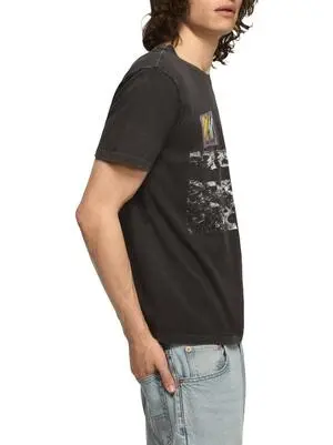 LUCKY BRAND Mtv Moon Man Graphic T-shirt