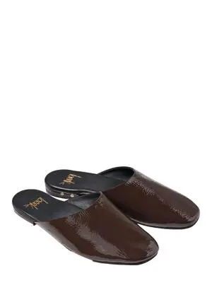 Beek Blackbird Patent Leather Mule Multi