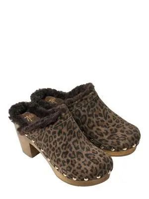 Beek Woodpecker Shearling Clog Multi