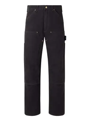 POLO RALPH LAUREN Straight-Leg Double-Knee Cotton-Canvas Trousers