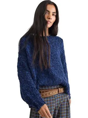 Free People George Pullover Deeper Iris