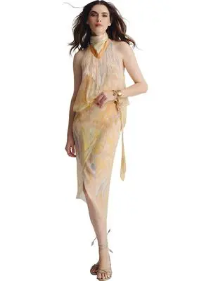 ETRO Printed Midi Skirt