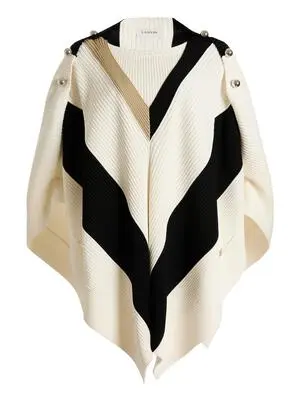 LANVIN Belted Poncho