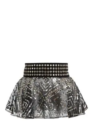 LANVIN Embroidered Silk Basque
