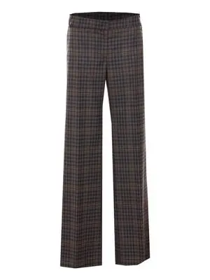 ANIYE BY Aniye By Checked Straight-Leg Pants