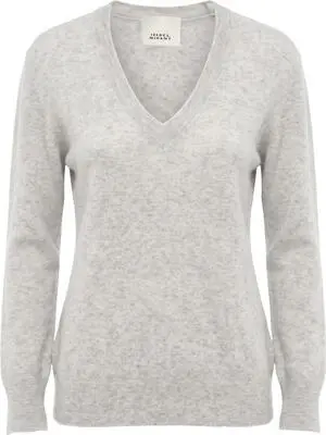 ISABEL MARANT ÉTOILE Long-sleeved V-neck Thin Knit Top