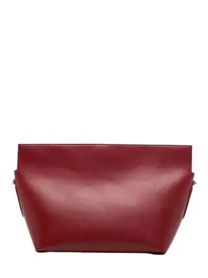 THEMOIRE Logo-debossed Shoulder Bag - Red