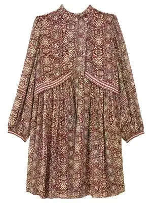 BA&SH Dune Paisley-print Shift Mini Dress