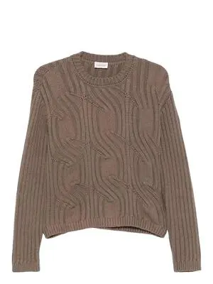 MONCLER Ribbed Cable-knit Sweater