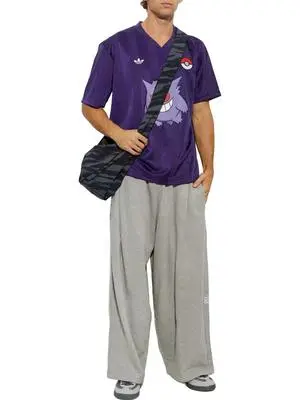 ADIDAS Adibreak Logo-patch Wide-leg Track Pants