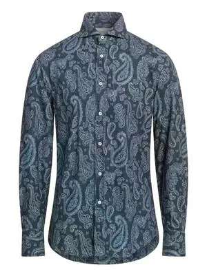 BRUNELLO CUCINELLI Paisley-print Cotton Shirt
