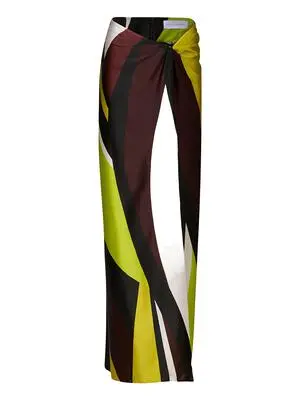 SILVIA TCHERASSI Aura Silk-Blend Maxi Skirt